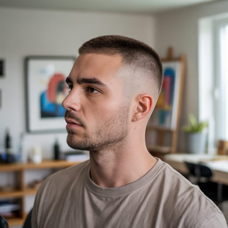 30 Best Buzz Cut Styles for Men 2025: Fade, Taper, Dyed, Mullet, Crew ...